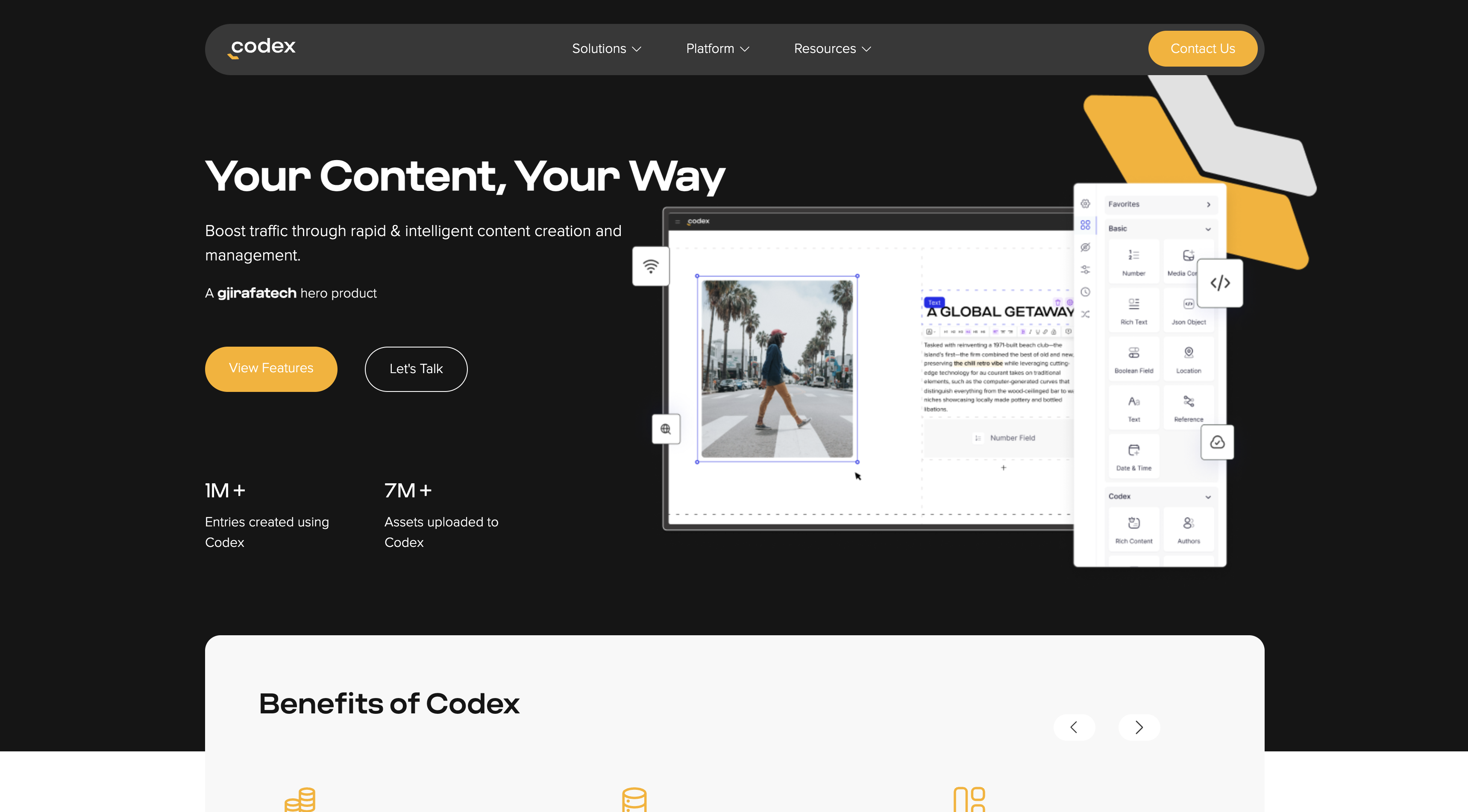 Codex - Headless CMS